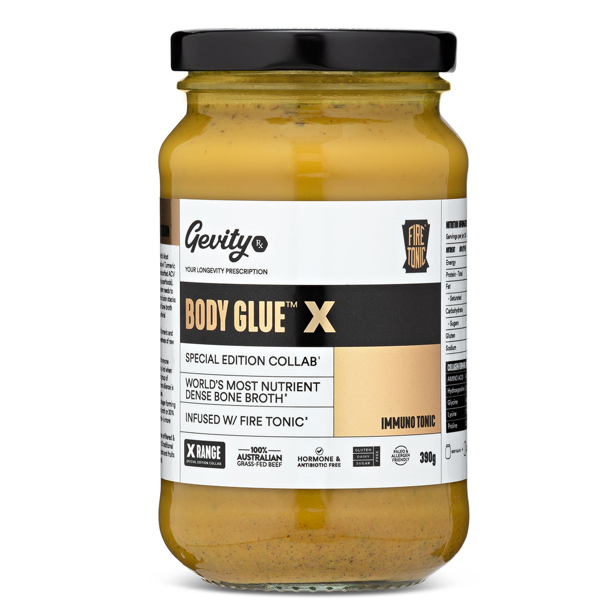 Gevity Rx Body Glue X Immuno Tonic 390g – Organics on a Budget
