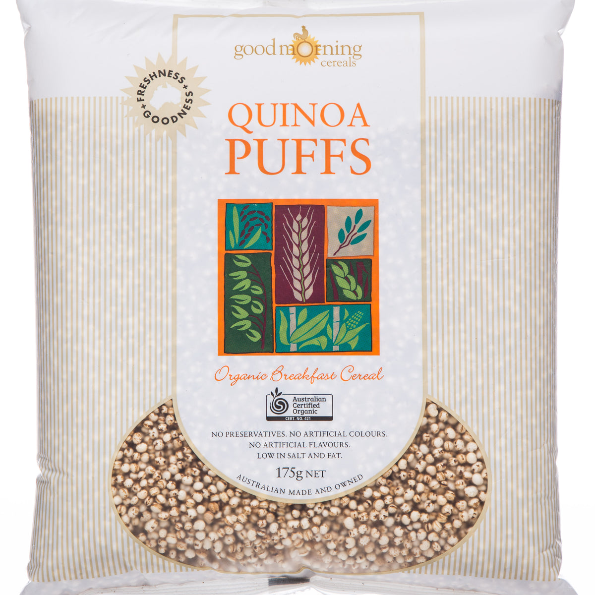 Good Morning Cereals Organic Quinoa Puffs 175g