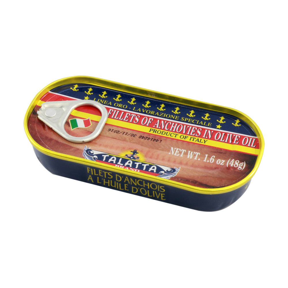 Talatta Italian Anchovy Fillets In Olive Oil 48g