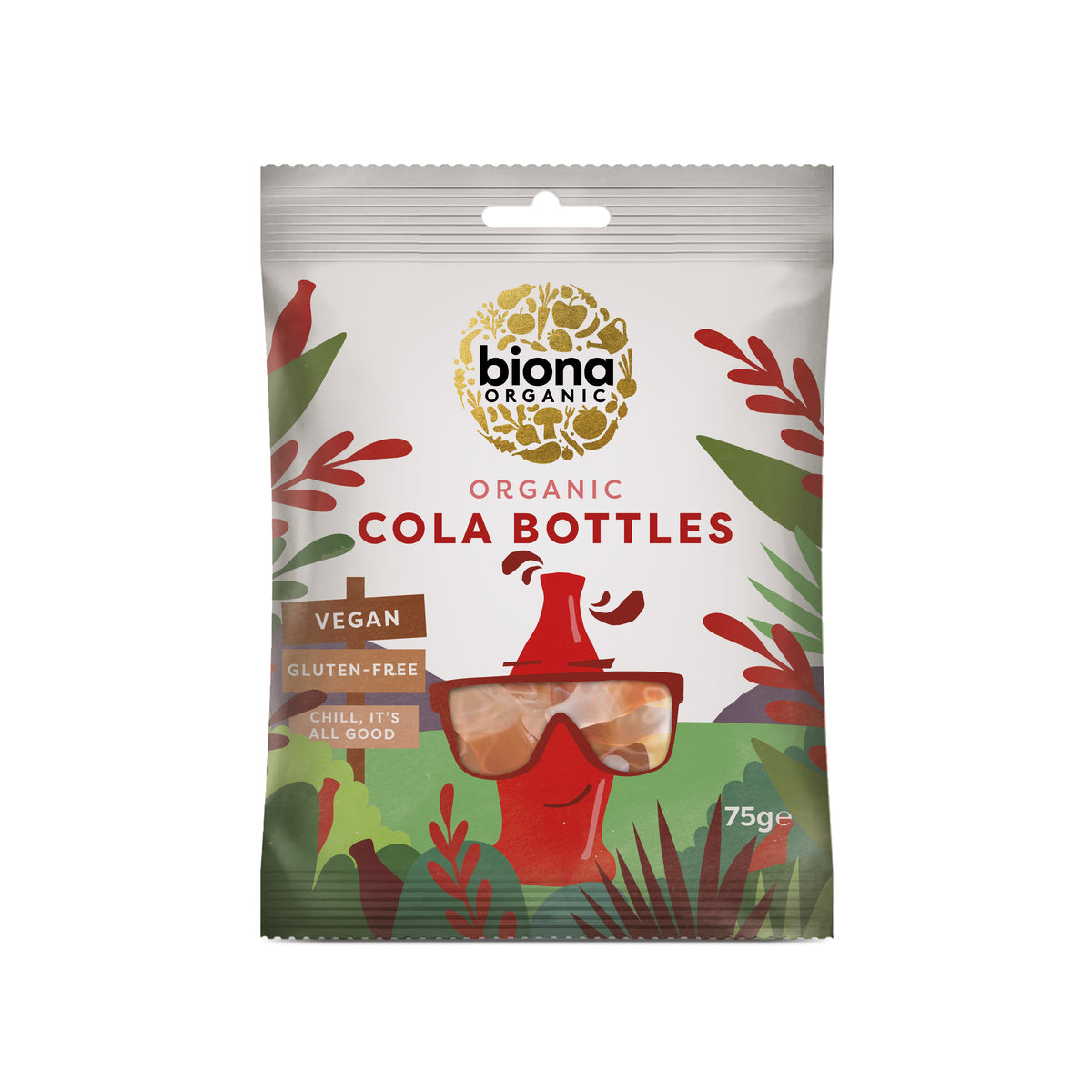 Biona Organic Confection Cola Bottles Org 75g x10 packs – Organics on a ...