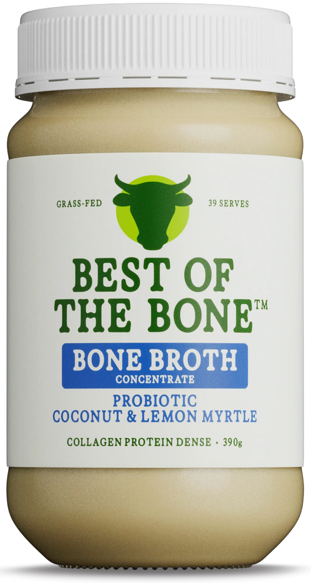 Best Of The Bone Bone Broth Concentrate Probiotic Coconut & Lemon Myrt ...