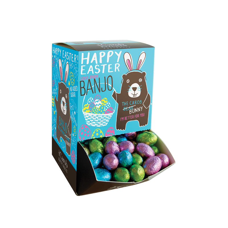 The Carob Kitchen Banjo Carob Easter Eggs – Organics on a Budget