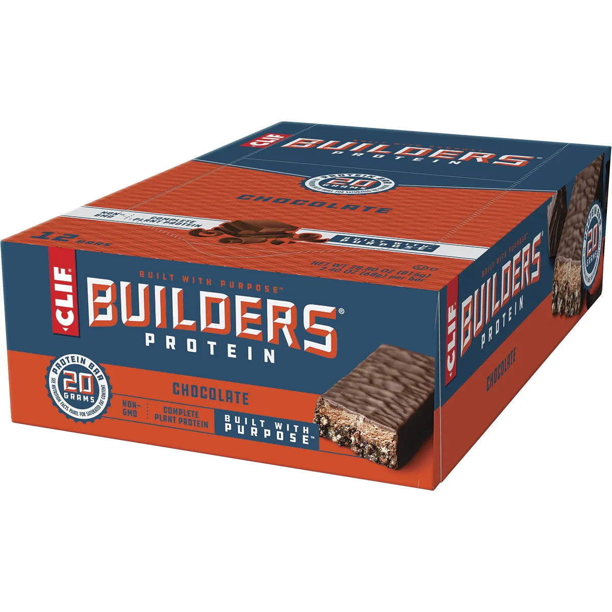Clif Builders Bar Chocolate 12x68g