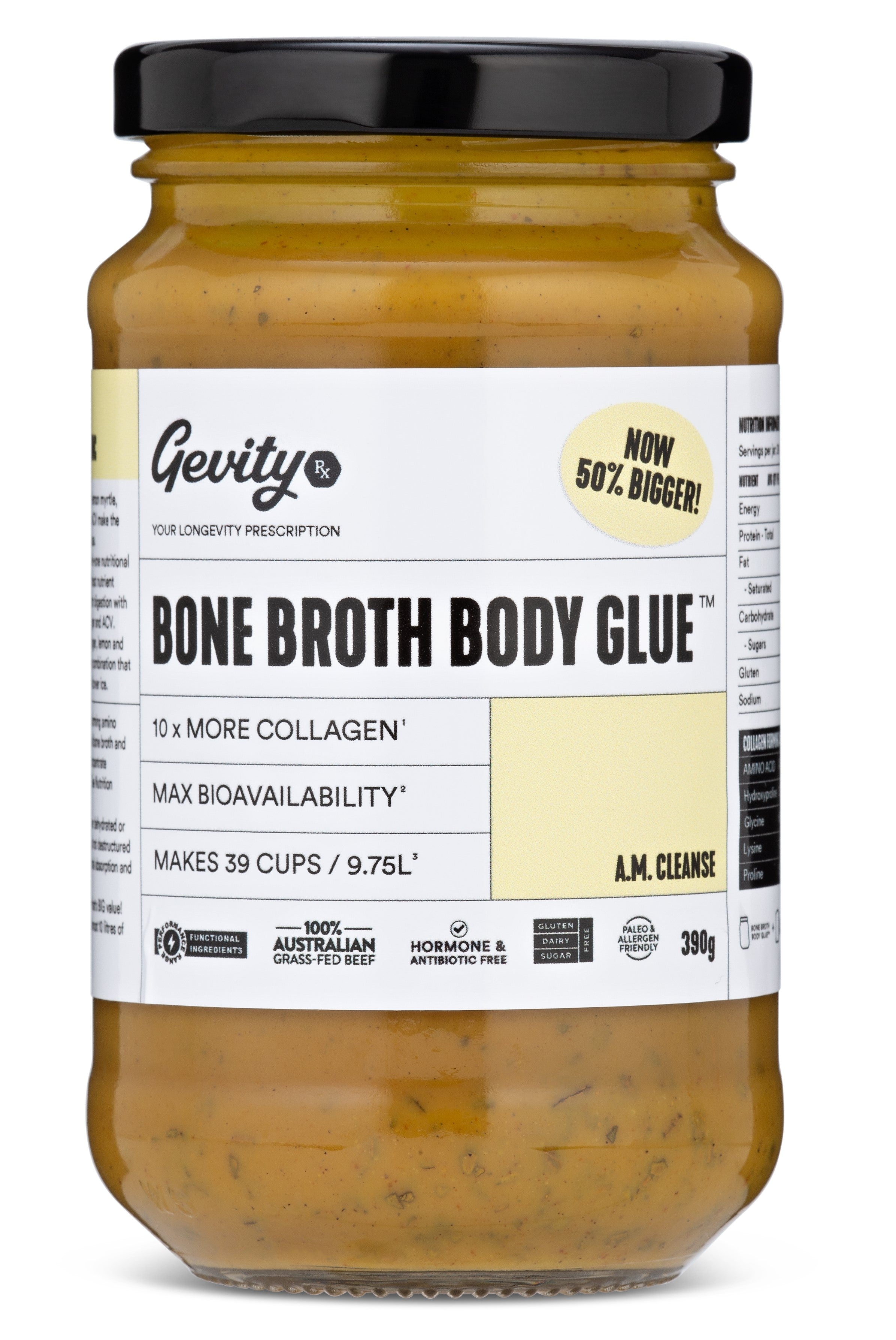 Gevity Rx Bone Broth Body Glue Cleanse 390g – Organics on a Budget
