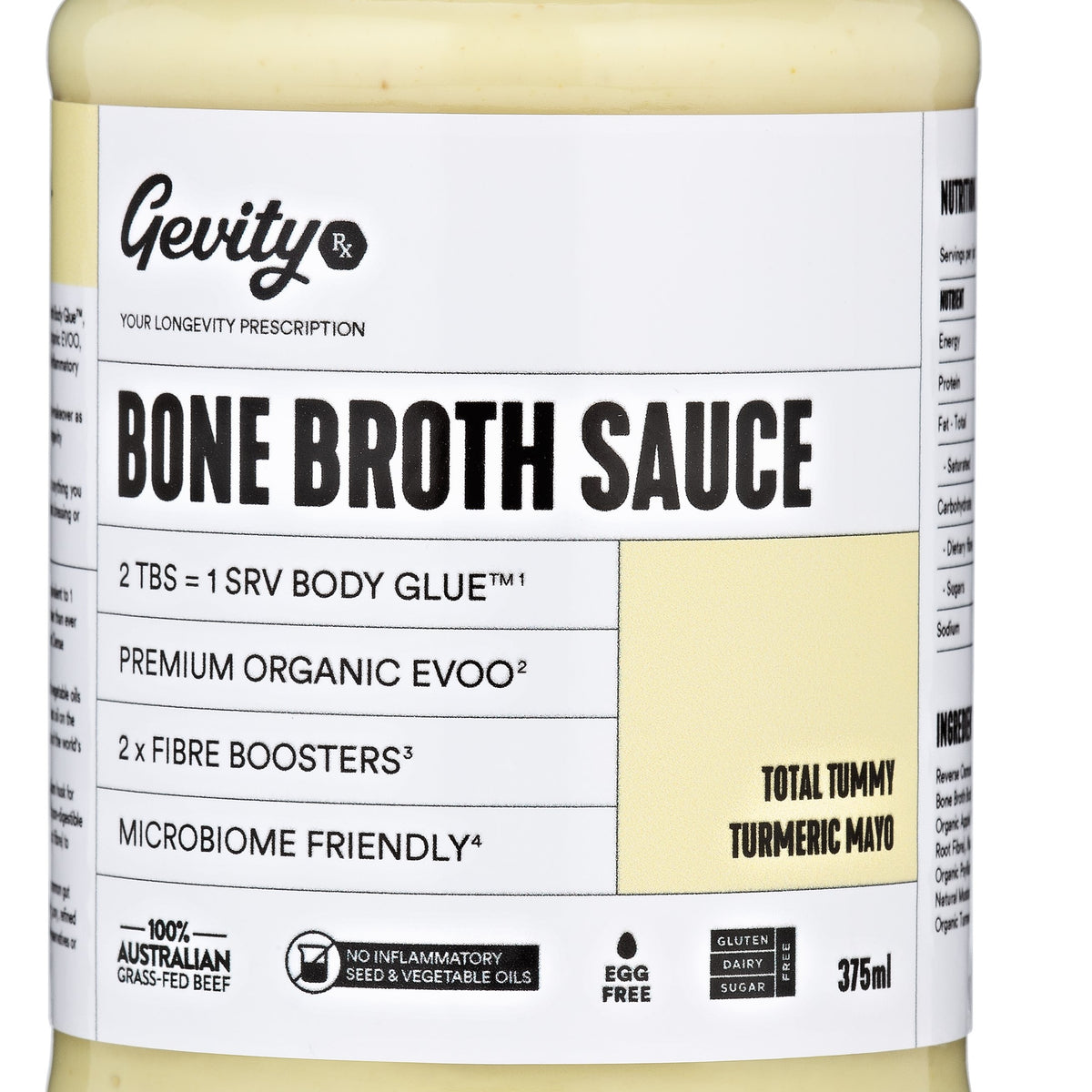 Gevity Rx Bone Broth Total Tummy Mayo 375ml