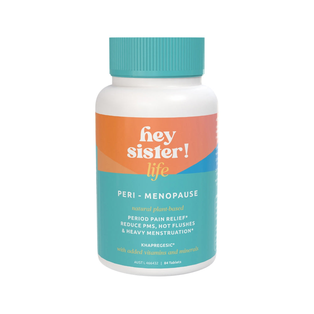 Hey Sister Life Peri-Menopause 84 Tablets – Organics on a Budget