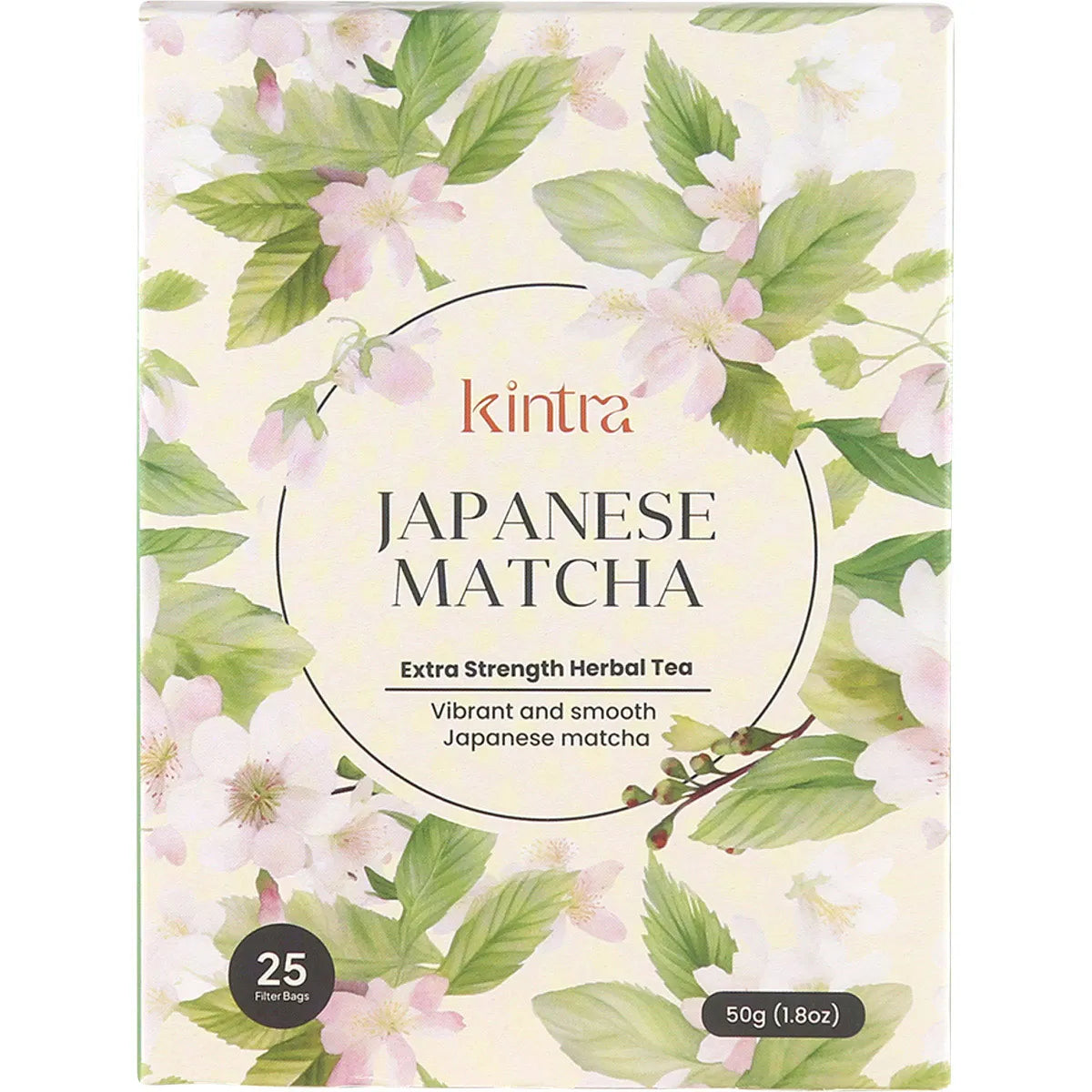 Kintra Foods Matcha Green Tea Bags (25) -50g