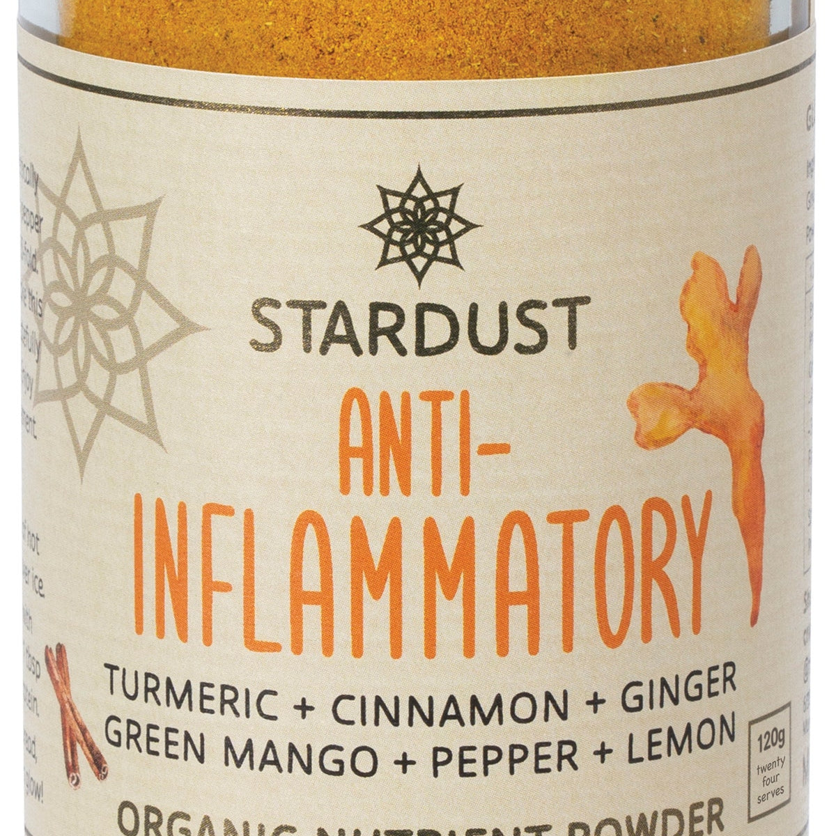 Mindful Foods Organic Stardust Anti-Inflammatory Nutrient Powder 120g ...
