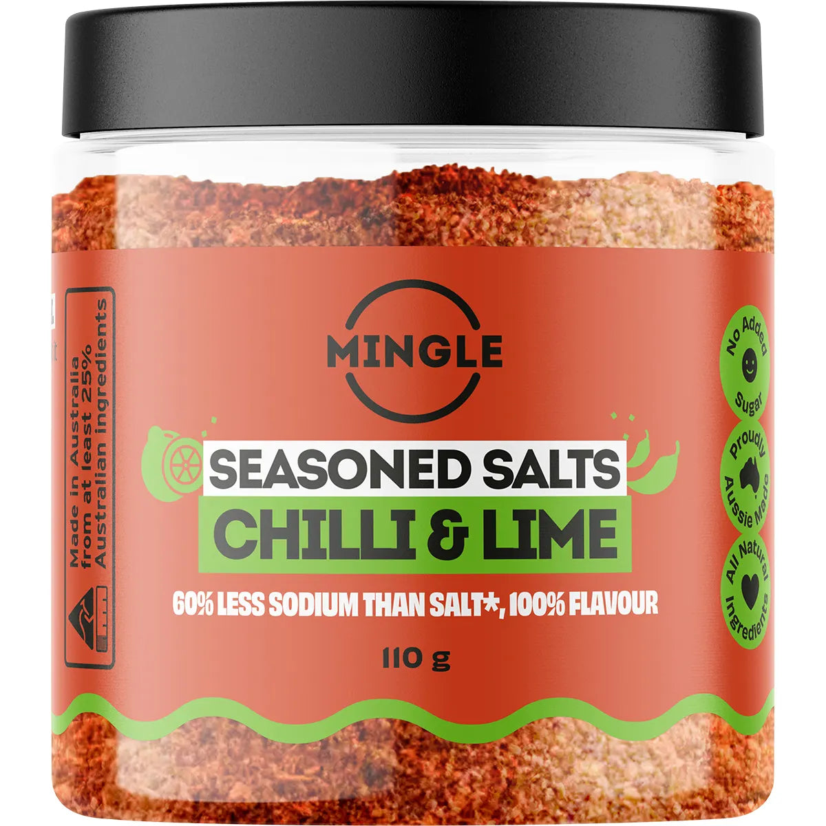 Mingle Chilli & Lime Seasoned Salts 110g – Organics on a Budget