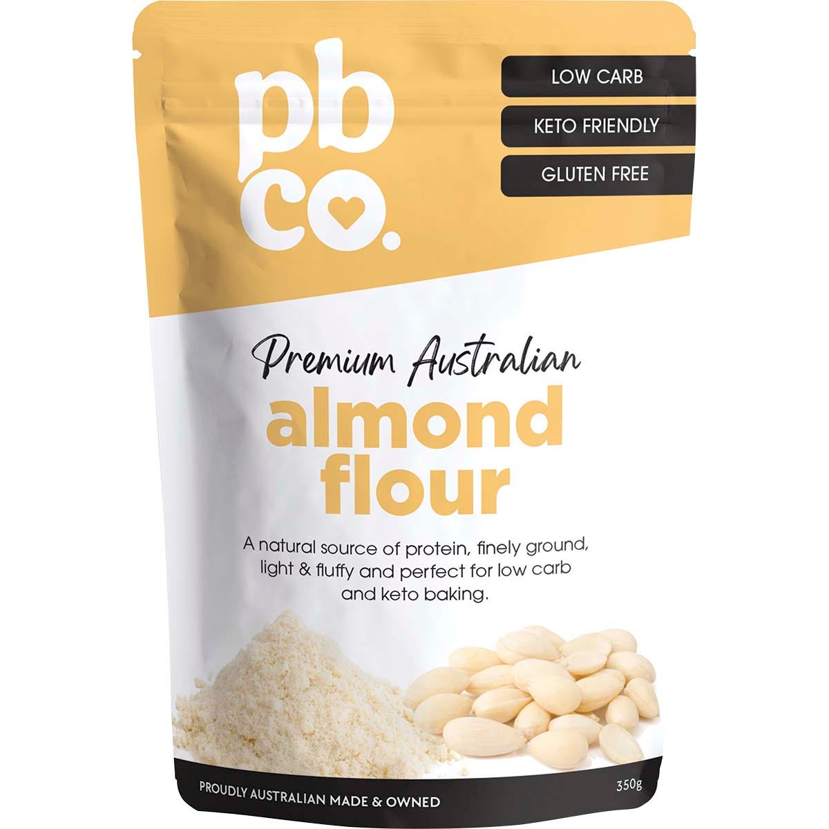 PBco Almond Flour Premium Australian 350g – Organics on a Budget
