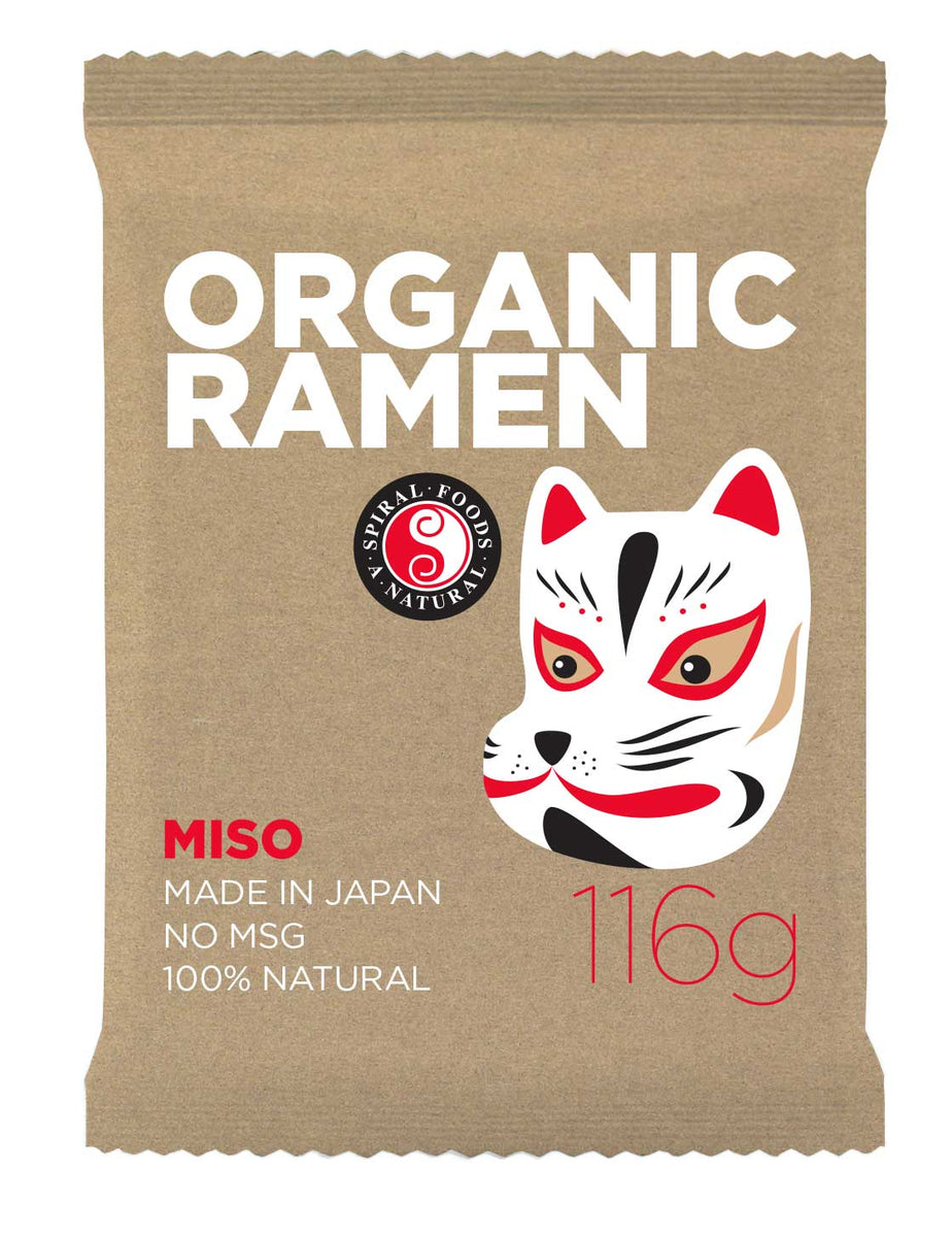 Spiral Organic Miso Ramen 116g x 10 Packs – Organics on a Budget