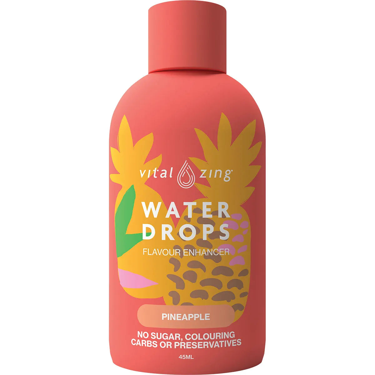 Vital Zing Water Drops Pineapple 45ml – Organics on a Budget