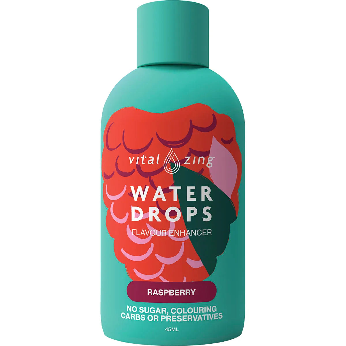 Vital Zing Water Drops Raspberry 45ml – Organics on a Budget