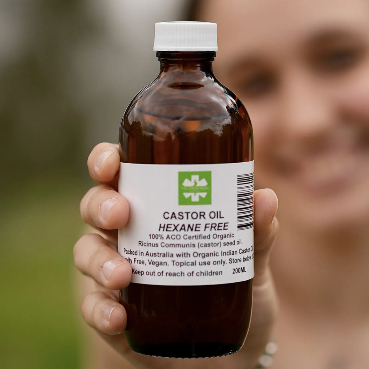 The Green Medic Certified Organic Castor Oil 200ml – Organics on a Budget