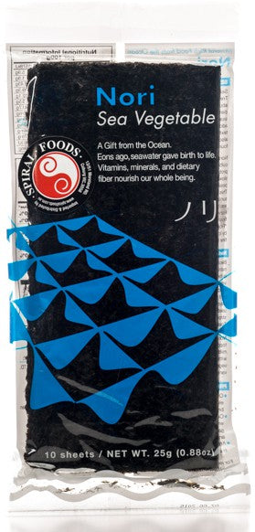 Spiral Foods Nori Sea Vegetable 25g – Organics on a Budget