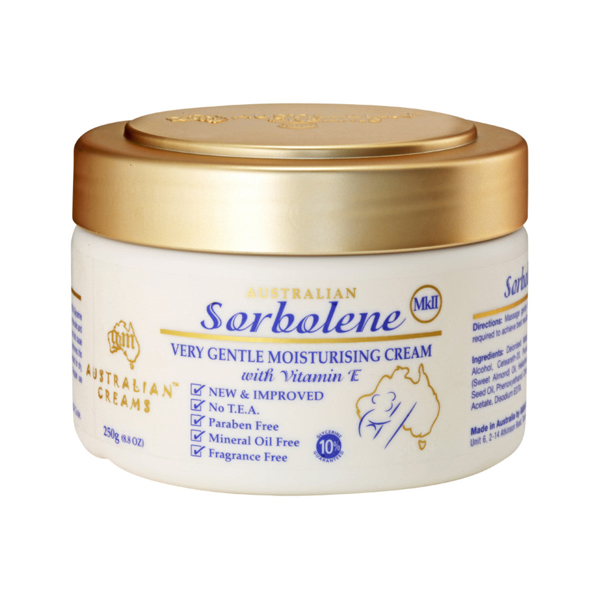 Australian Creams MkII Sorbolene Very Gentle Moisturising Cream with V ...