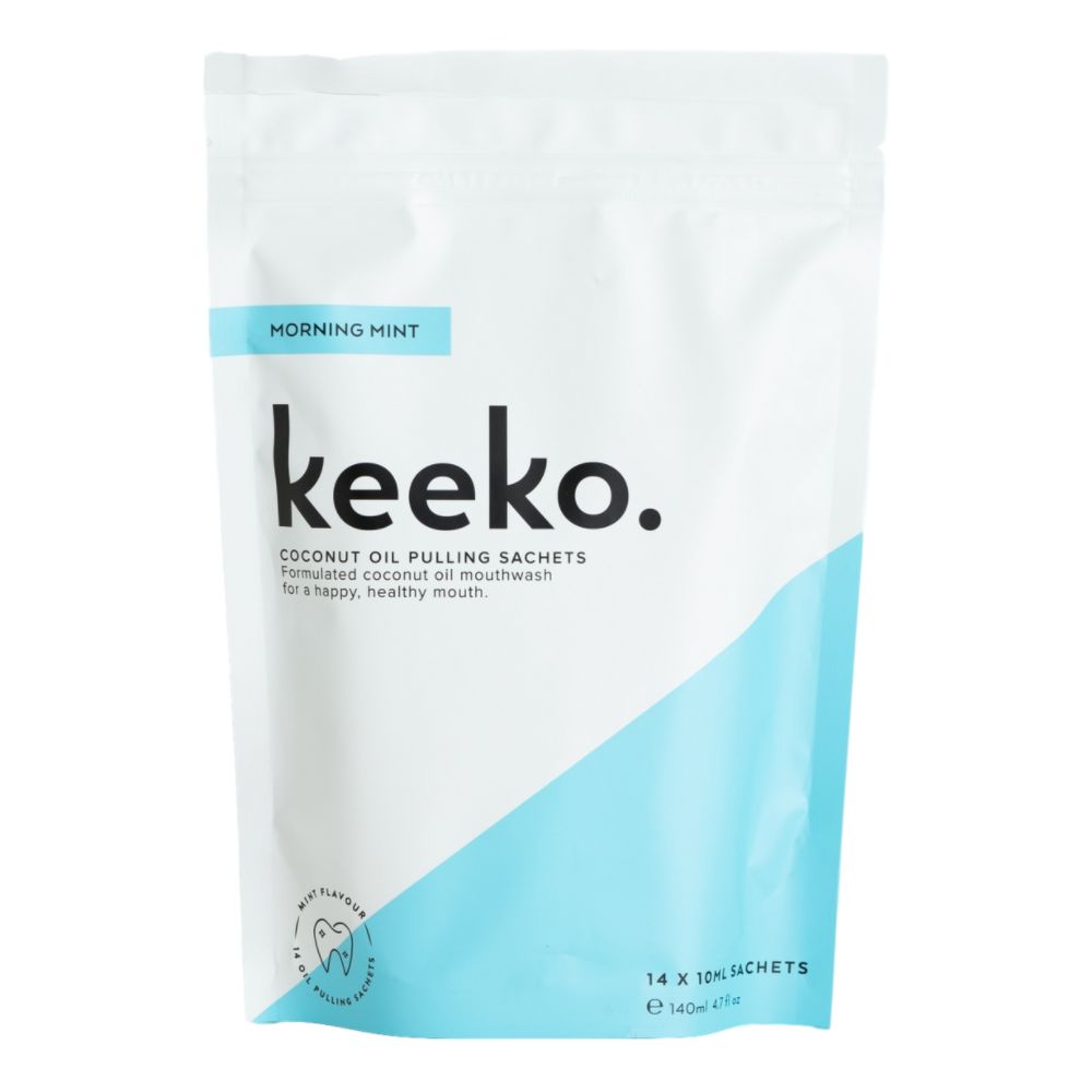 Keeko Morning Mint Oil Pulling Sach 140ml – Organics on a Budget