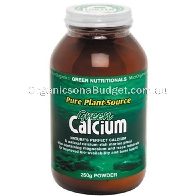 Green Nutritionals Green Calcium Powder 250g – Organics on a Budget