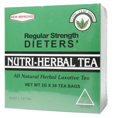 Nutri- Leaf Dieter's Tea Regular Strength 30 bags – Organics on a Budget