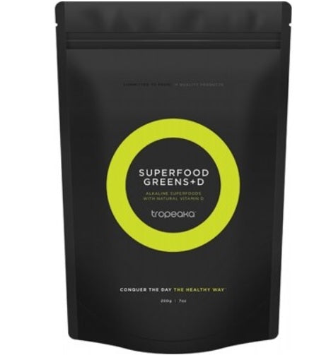Tropeaka Superfood Greens + D 200g – Organics on a Budget